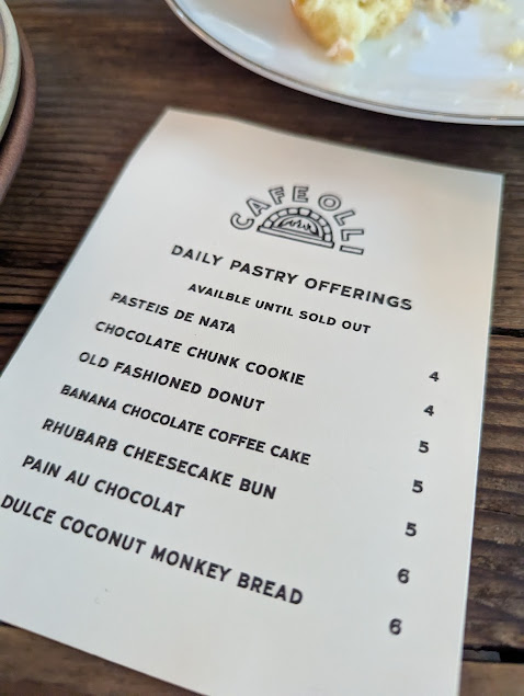 Cafe Olli Menu | Hand Crafted Sicilian Pizza & Other Fresh Bakes and ...